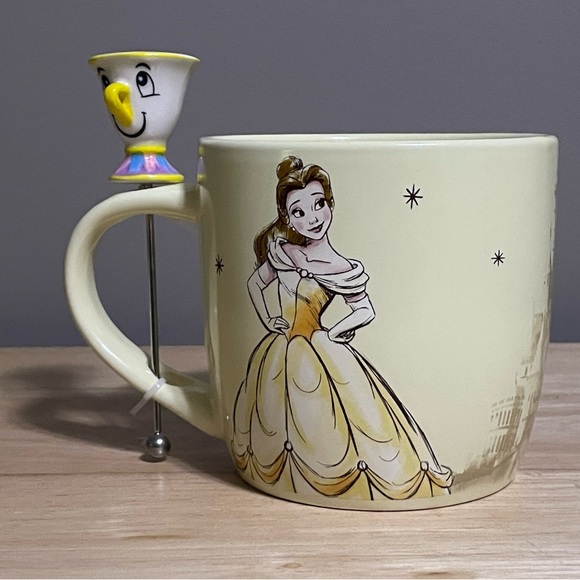 Disney | Dining | Disney Beauty And The Beast Bell Ceramic Coffee Cup ...